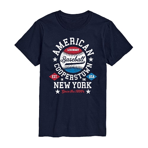 Click here for Mens Short Sleeve Baseball Graphic T-Shirt  X-larg... prices