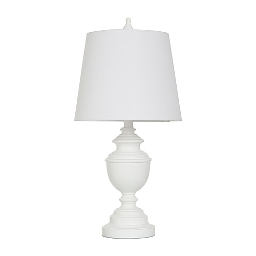 Click here for Stylecraft 25in Basilica Table Lamp  One Size  Whi... prices