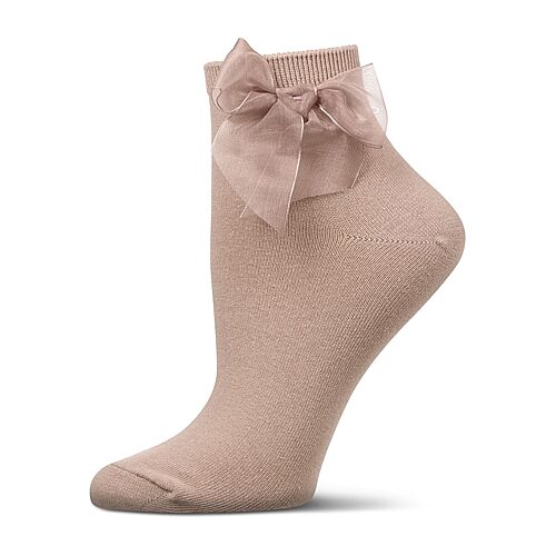 Click here for MeMoi Womens Cotton Rich Tulle Bow Trimmed Ankle S... prices