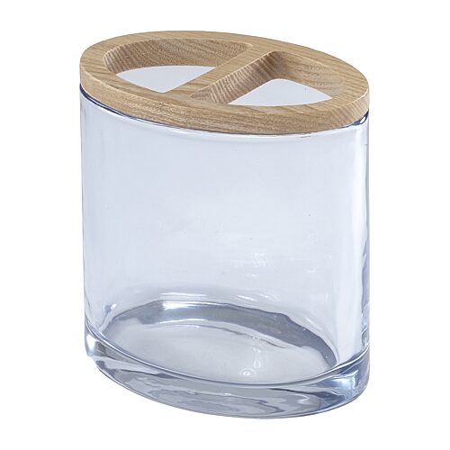 Click here for IZOD(R) Cove Blue Glass Toothbrush Holder prices
