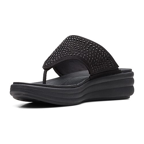 Click here for Clarks Cloudsteppers Womens Drift Jaunt Wedge Sand... prices