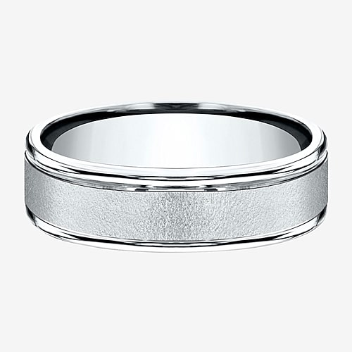 Click here for Mens 10K White Gold 6mm Band  15  White prices
