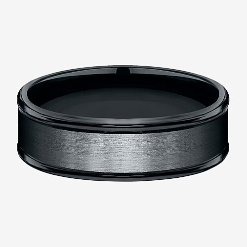 Click here for Mens Comfort Fit 7mm Black Cobalt Wedding Band  10... prices