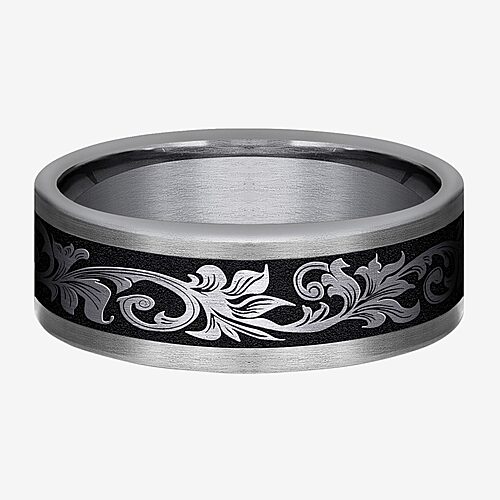 Click here for Mens 8MM Tantalum Titanium Wedding Band  9 1/2 prices