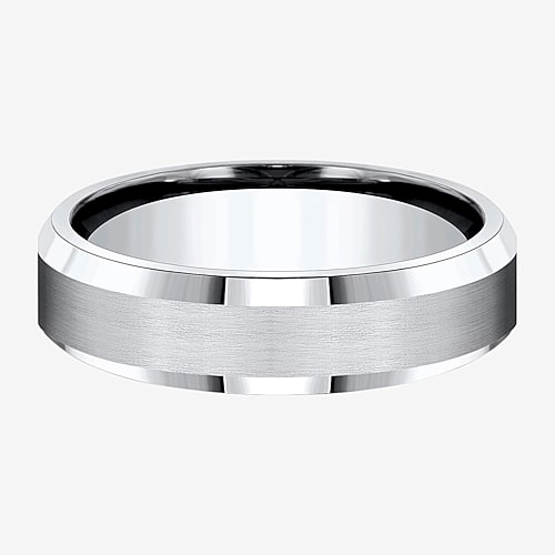 Click here for Mens Cobalt Satin Center Beveled Edge 6mm Wedding... prices