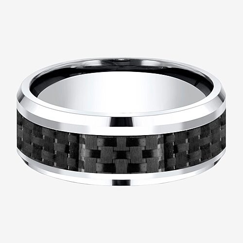 Click here for Mens Cobalt with Carbon Fiber Inlay 8mm Wedding Ba... prices
