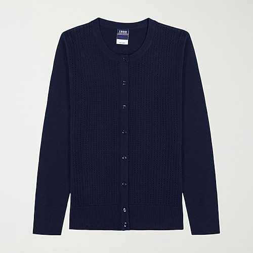 Click here for IZOD Womens Long Sleeve Button Juniors Cardigan  S... prices