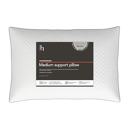 Click here for Home Expressions Medium Support Pillow  One Size... prices
