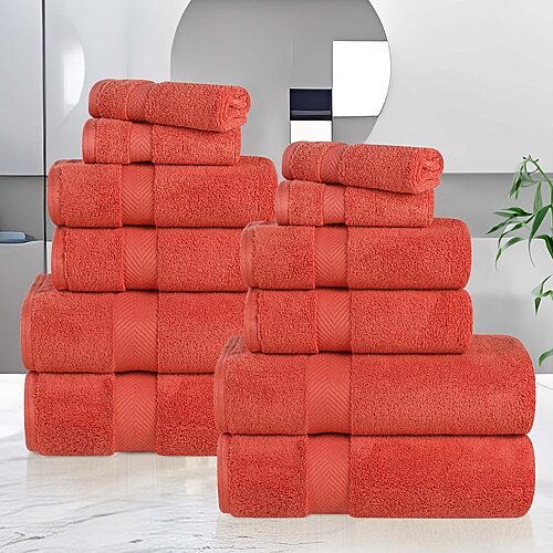 Click here for SUPERIOR Zero Twist Cotton Chevron 12-pc. Quick Dr... prices