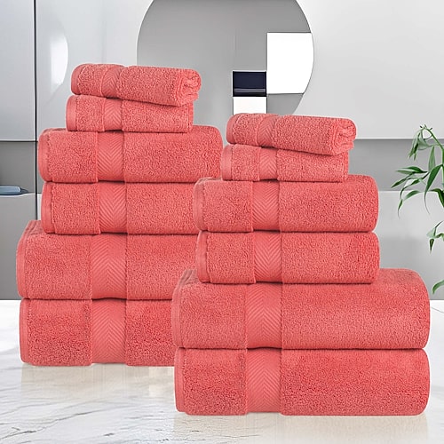 Click here for SUPERIOR Zero Twist Cotton Chevron 12-pc. Quick Dr... prices