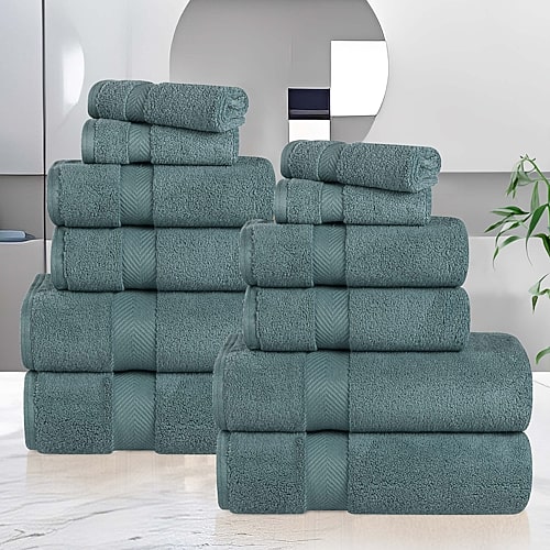 Click here for SUPERIOR Zero Twist Cotton Chevron 12-pc. Quick Dr... prices
