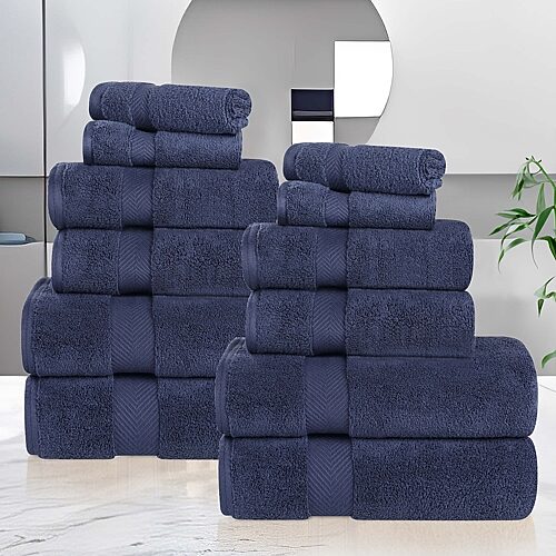 Click here for SUPERIOR Zero Twist Cotton Chevron 12-pc. Quick Dr... prices