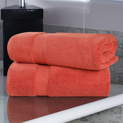 Click here for SUPERIOR Zero Twist Cotton Chevron 2-pc. Bath Shee... prices