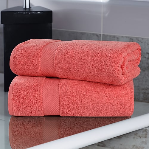Click here for SUPERIOR Zero Twist Cotton Chevron 2-pc. Bath Shee... prices