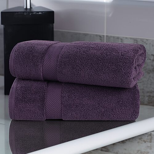 Click here for SUPERIOR Zero Twist Cotton Chevron 2-pc. Bath Shee... prices