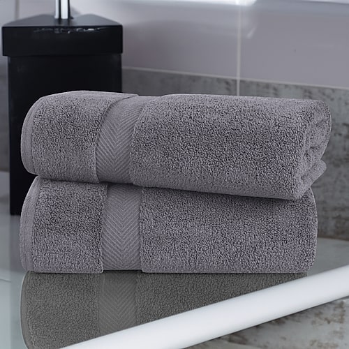 Click here for SUPERIOR Zero Twist Cotton Chevron 2-pc. Bath Shee... prices