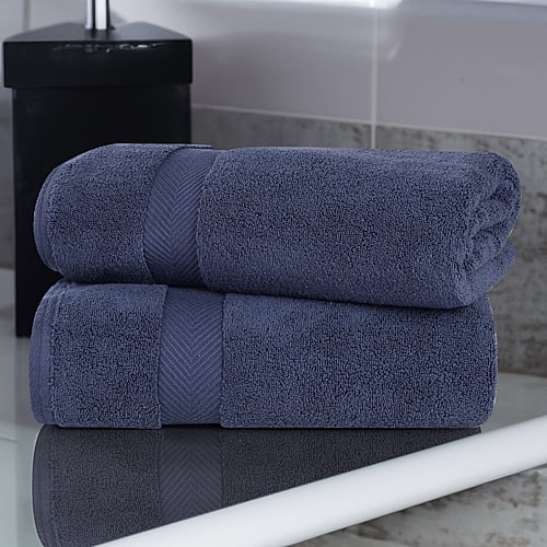 Click here for SUPERIOR Zero Twist Cotton Chevron 2-pc. Bath Shee... prices
