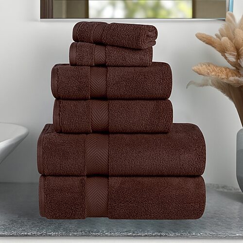 Click here for SUPERIOR Zero Twist Cotton Chevron 6-pc. Quick Dry... prices