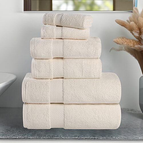 Click here for SUPERIOR Zero Twist Cotton Chevron 6-pc. Quick Dry... prices