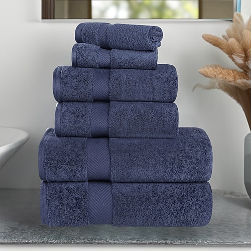 Click here for SUPERIOR Zero Twist Cotton Chevron 6-pc. Quick Dry... prices