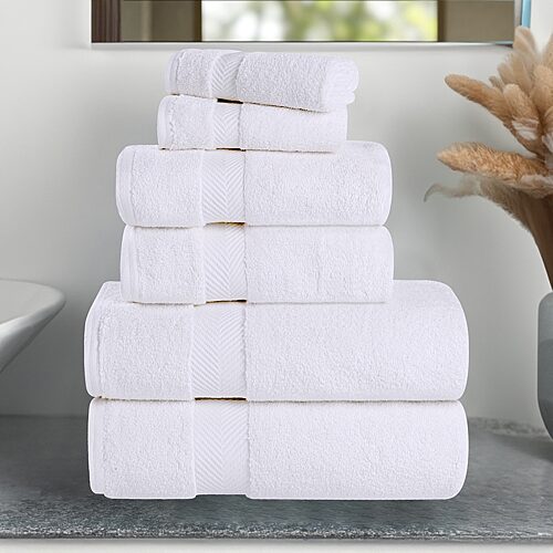 Click here for SUPERIOR Zero Twist Cotton Chevron 6-pc. Quick Dry... prices
