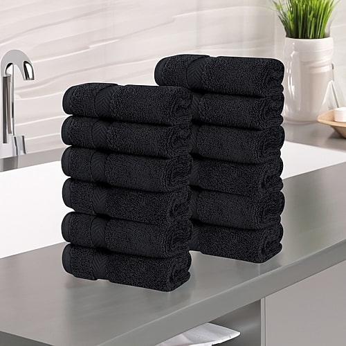 Click here for SUPERIOR Zero Twist Cotton 12-pc. Quick Dry Washcl... prices