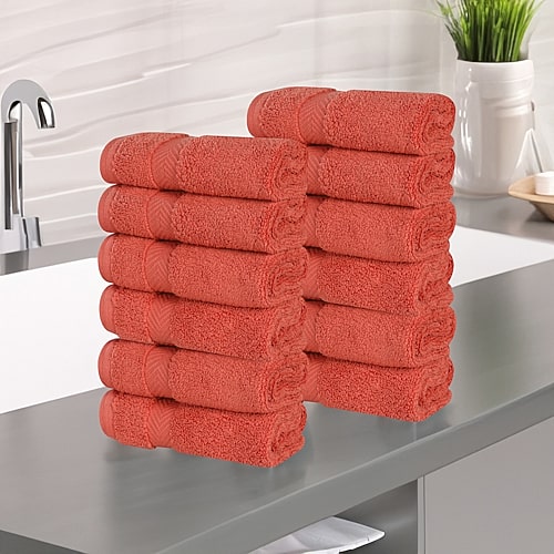 Click here for SUPERIOR Zero Twist Cotton 12-pc. Quick Dry Washcl... prices