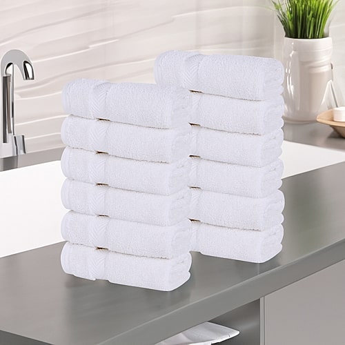 Click here for SUPERIOR Zero Twist Cotton 12-pc. Quick Dry Washcl... prices
