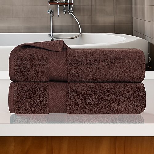 Click here for SUPERIOR Zero Twist Cotton Chevron 2-pc. Quick Dry... prices