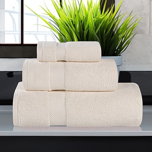 Click here for SUPERIOR Zero Twist Cotton Chevron 3-pc. Quick Dry... prices