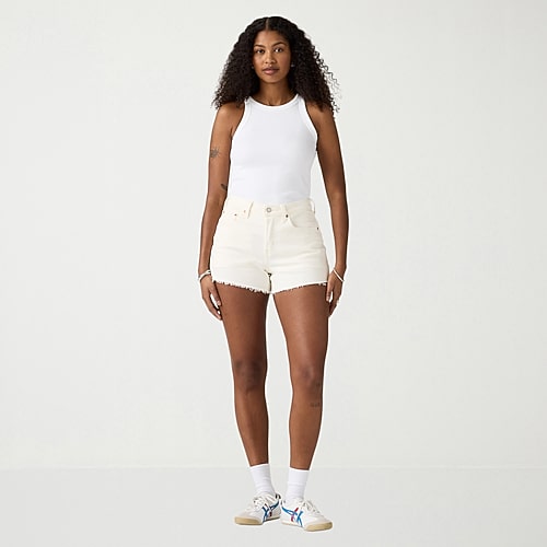 Click here for Levis Womens 501 Curve Denim Shorts - Disco Nights... prices