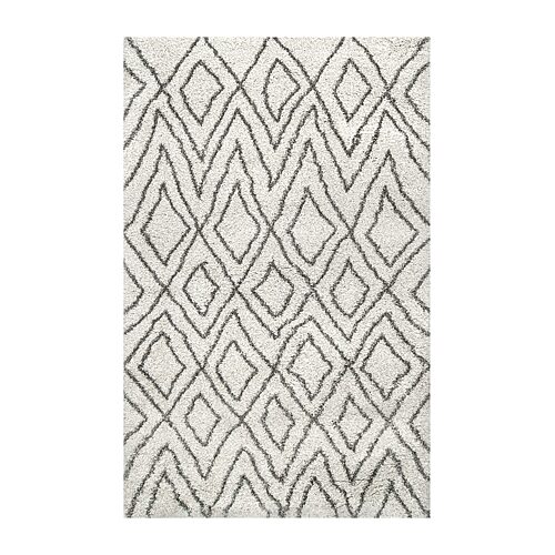 Click here for nuLoom Willette Diamond Shaggy Rectangular Rug  On... prices