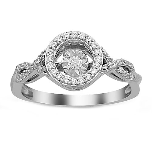 Click here for Womens 1/4 CT. T.W. Natural White Diamond Sterling... prices