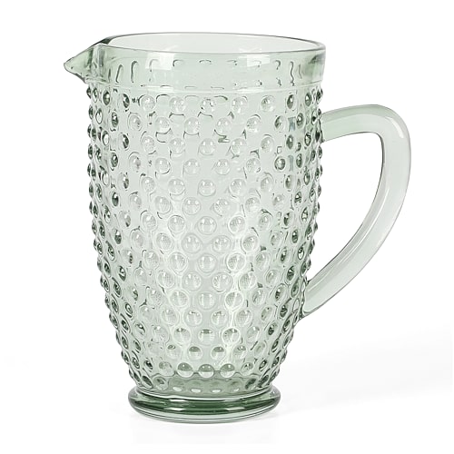 Click here for Martha Stewart Chauncey Hobnail Glass Serving Pitc... prices