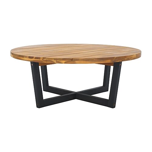 Click here for Safavieh Leo 4 Leg Round Outdoor Coffee Table - Na... prices