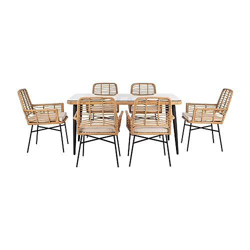 Click here for Safavieh Beson 7-pc. Cushioned Rectangular Dining... prices