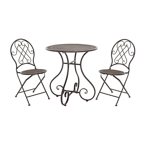 Click here for Adriel 3 Pc Bistro Set - Rustic brown prices