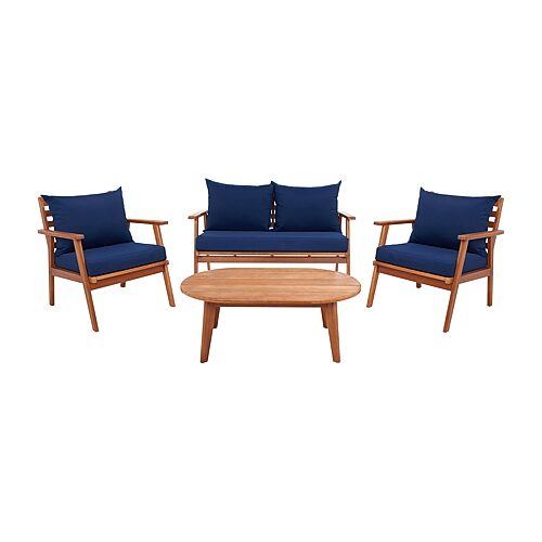 Click here for Safavieh Deacon 4-pc. Conversation Set Cushioned... prices