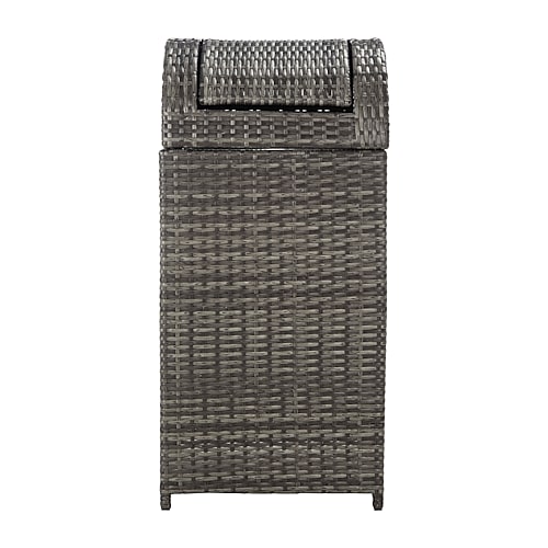 Click here for Wicker Patio Trash Cans  One Size  Gray prices