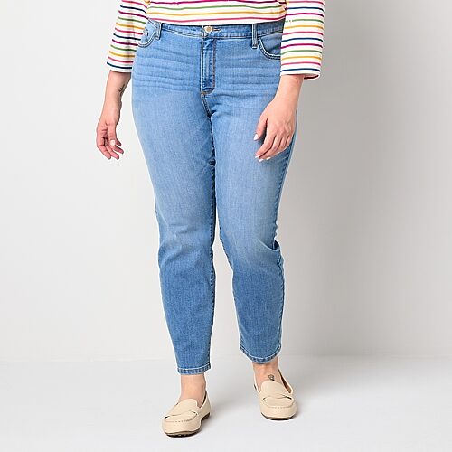 Click here for St. Johns Bay Womens Mid Rise Secretly Slender Ski... prices
