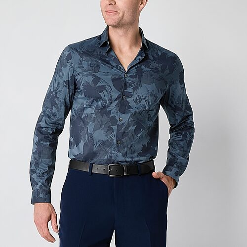 Click here for J. Ferrar Ultra Comfort Mens Long Sleeve Slim Fit... prices