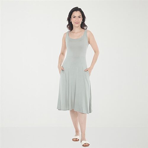 Click here for White Mark Womens Scoop Neck Sleeveless Fit + Flar... prices