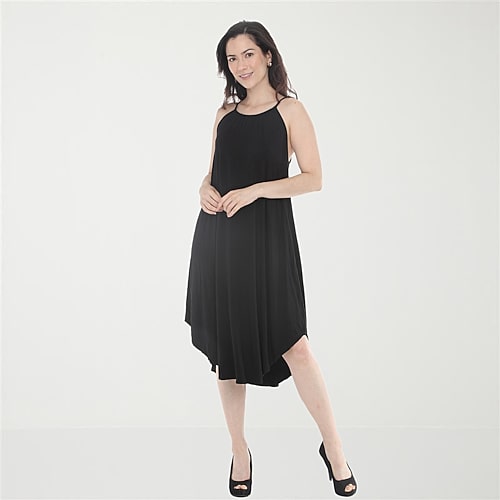 Click here for White Mark Halter Neck Womens Sleeveless Midi Swin... prices