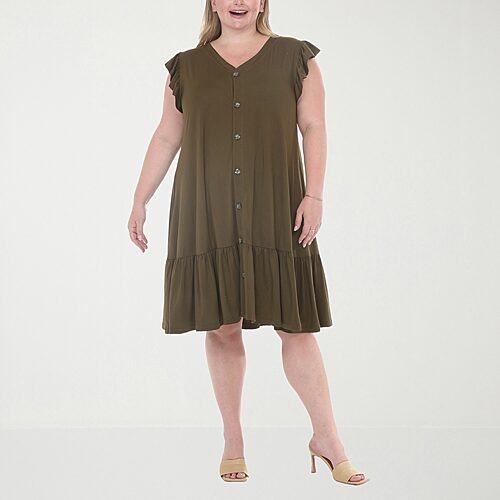 Click here for White Mark Button Front Womens Plus Short Sleeve S... prices