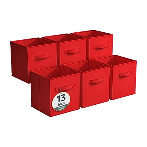 Click here for Sorbus 6 Pack 13 Inch Foldable Storage Cubes with... prices