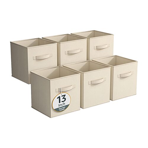 Click here for Sorbus 6 Pack 13 Inch Foldable Storage Cubes with... prices