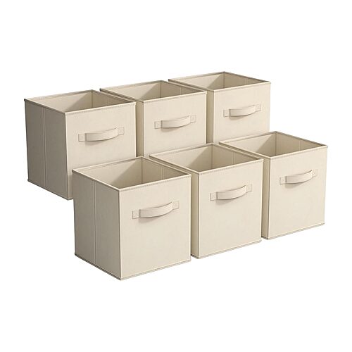 Click here for Sorbus 11 Inch 6 Pack Foldable Fabric Storage Cube... prices