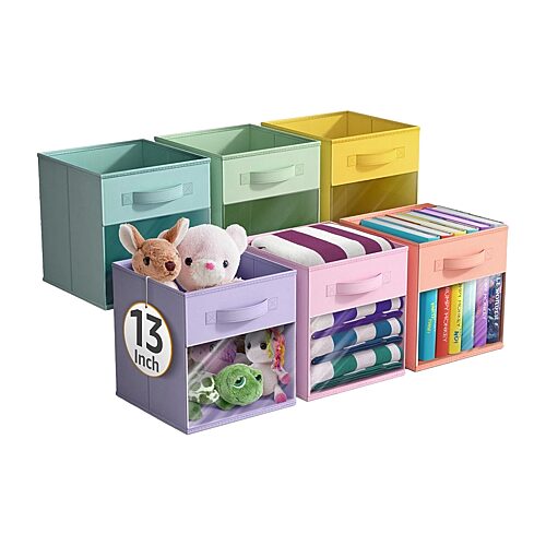 Click here for Sorbus 13 Window Foldable Fabric Storage Cube  One... prices