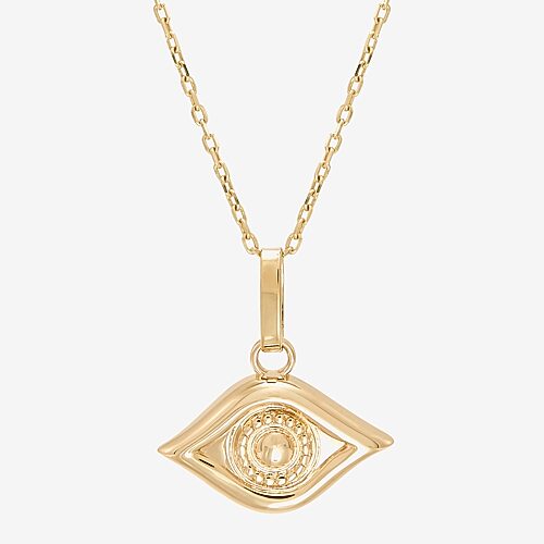 Click here for Limited Quantities! Womens 10K Gold Evil Eye 18 In... prices