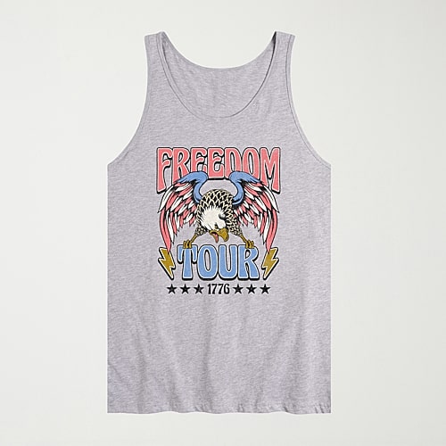 Click here for Airwaves Mens Freedom Tour 1776 Sleeveless Graphic... prices